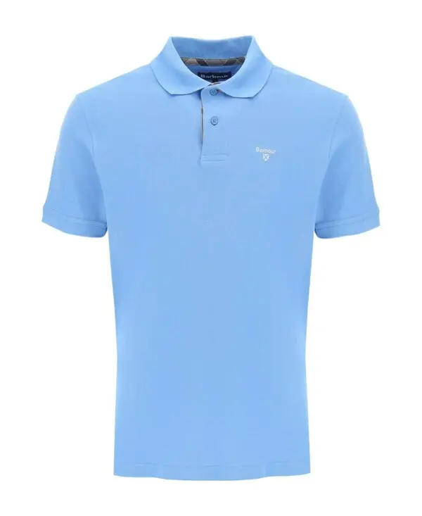 Barbour Logo Embroidered Short Sleeved Polo Shirt