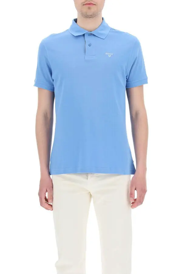 Barbour Logo Embroidered Short Sleeved Polo Shirt