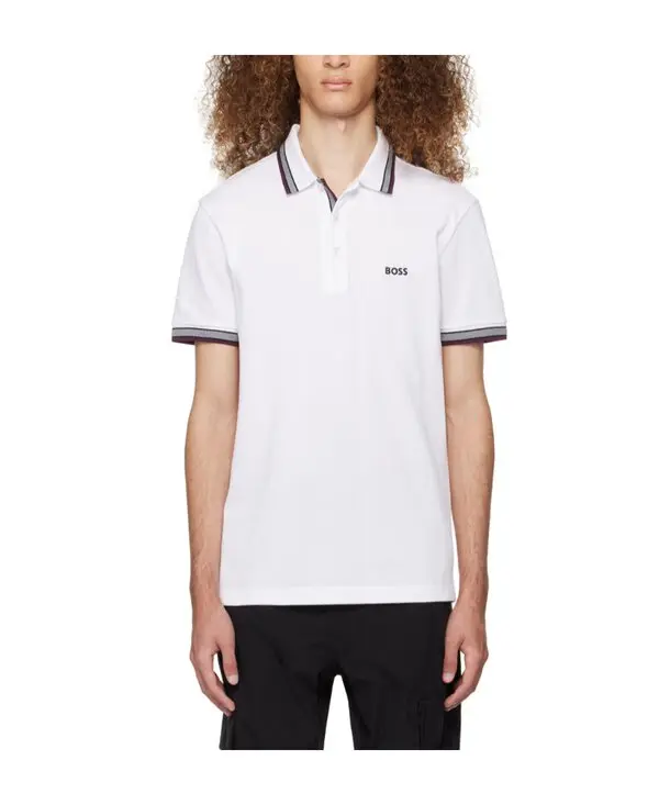 Hugo Boss Logo Embroidered Short-sleeved Polo Shirt
