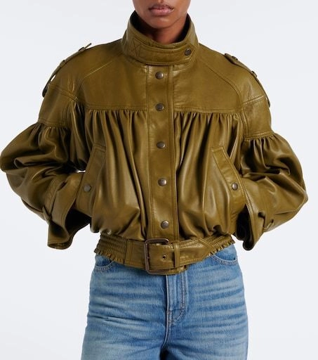 Chloé Cropped Leather Jacket