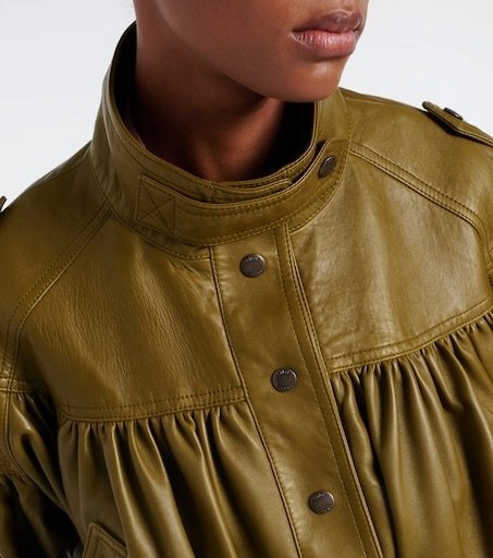 Chloé Cropped Leather Jacket