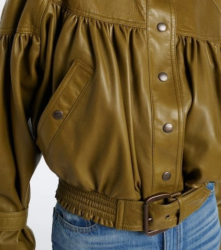 Chloé Cropped Leather Jacket
