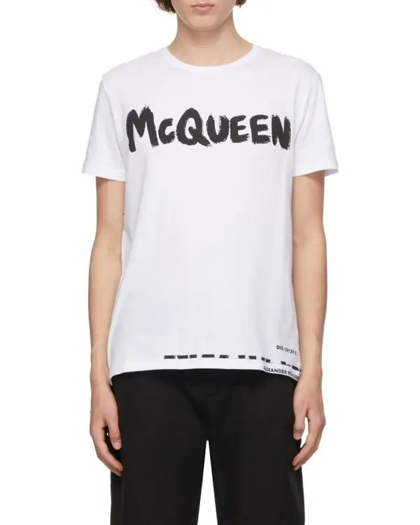 Alexander McQueen Graffiti Logo T-shirt