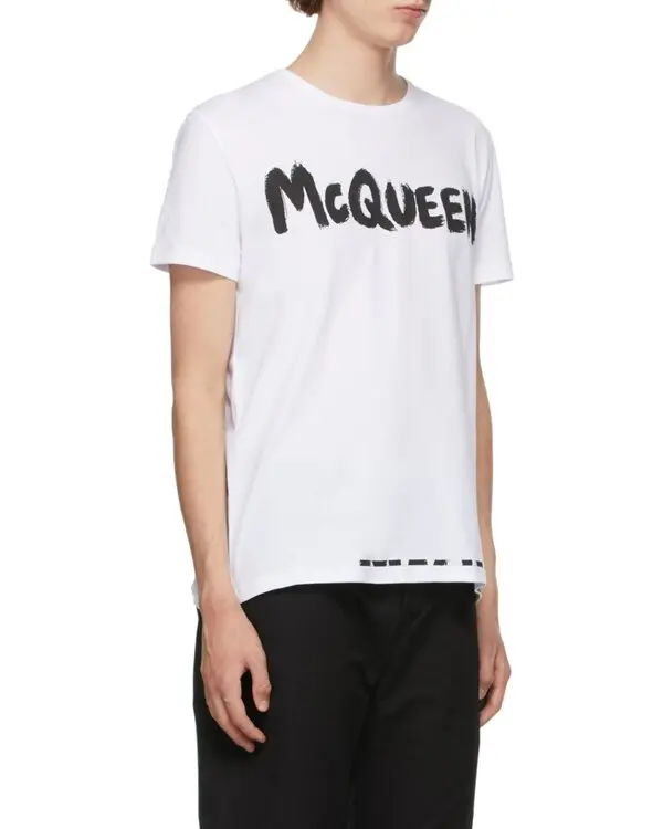 Alexander McQueen Graffiti Logo T-shirt