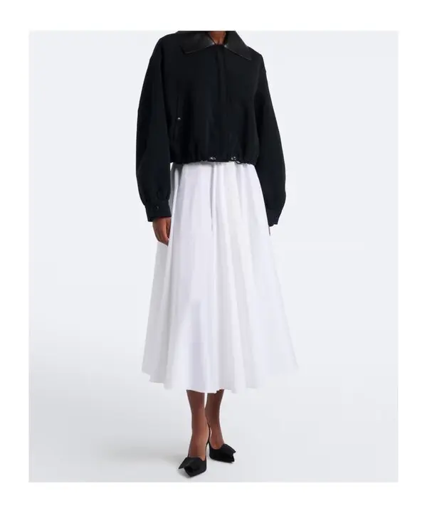Givenchy Leather-trimmed Cotton And Wool Jacket