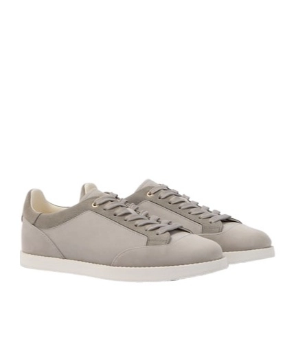 Brunello Cucinelli Suede-trimmed Leather Sneakers