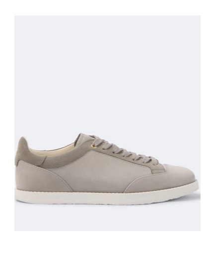Brunello Cucinelli Suede-trimmed Leather Sneakers