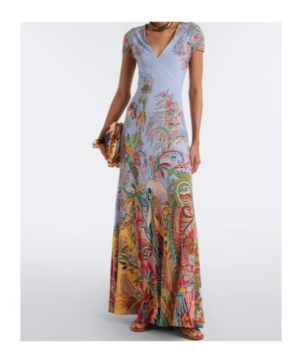 Etro Printed Maxi Dress