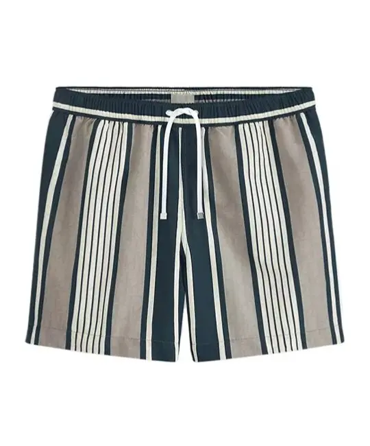 Dior Dioriviera Oblique Sun Stripes Swim Shorts - Black