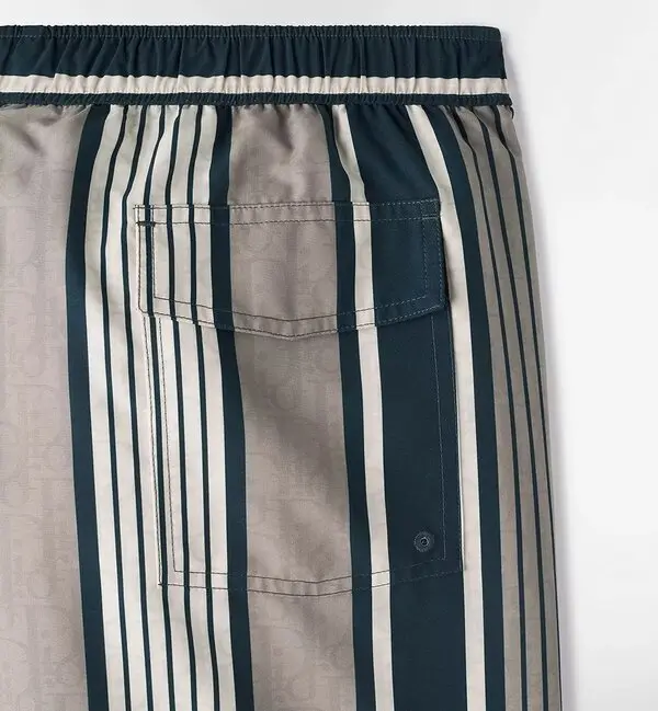 Dior Dioriviera Oblique Sun Stripes Swim Shorts