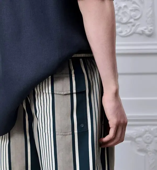 Dior Dioriviera Oblique Sun Stripes Swim Shorts