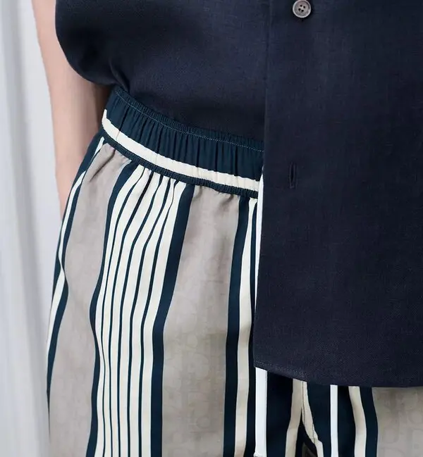Dior Dioriviera Oblique Sun Stripes Swim Shorts