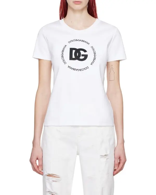 Dolce & Gabbana Dg Printed Crewneck T-shirt