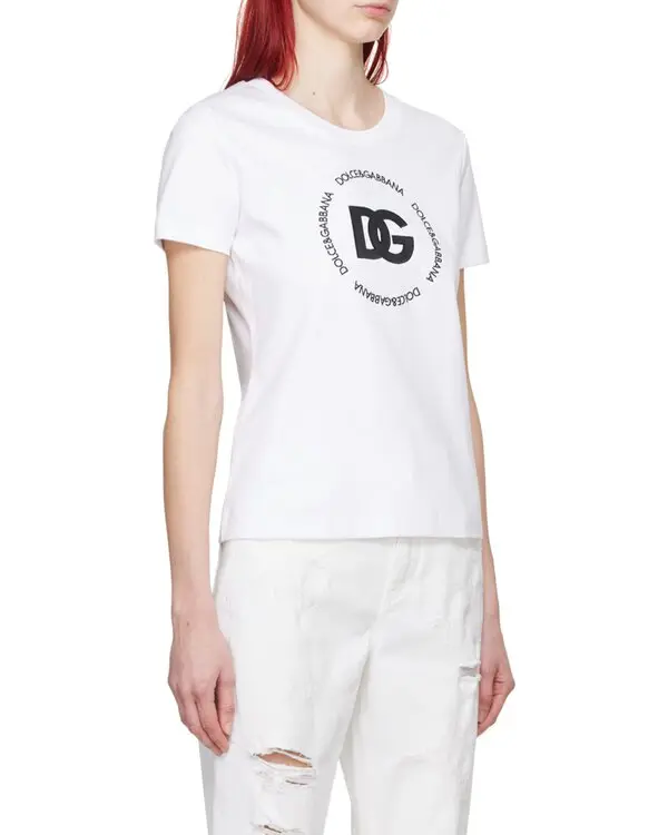 Dolce & Gabbana Dg Printed Crewneck T-shirt
