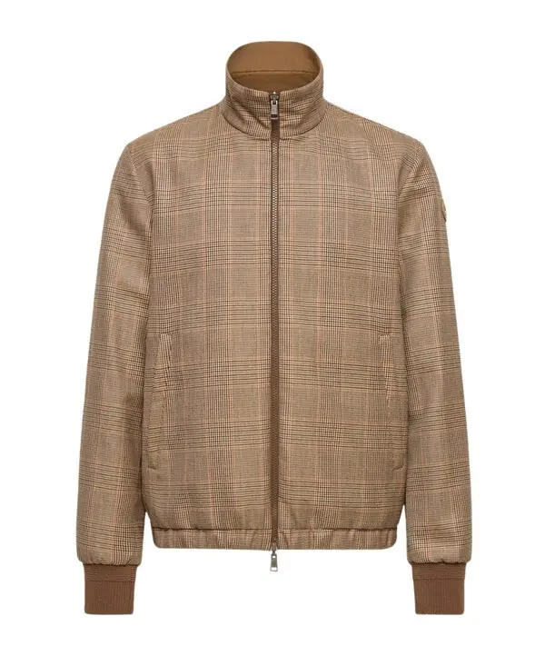 Moncler Frothive Reversible Wool Jacket - Beige/brown