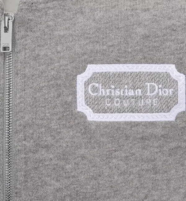 Dior Zipped Hooded Sweatshirt