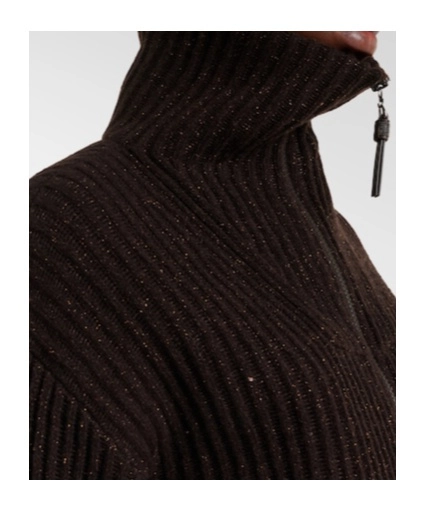 Brunello Cucinelli Monili Zip-up Sweater