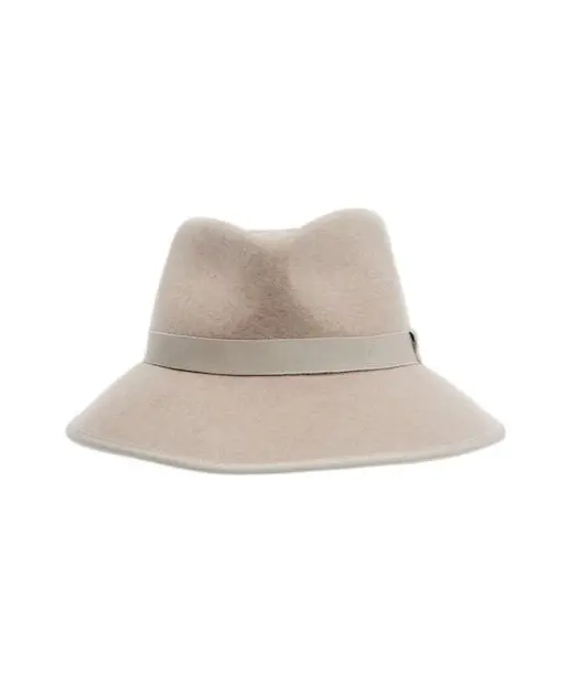 Max Mara Wool Felt Fedora Hat
