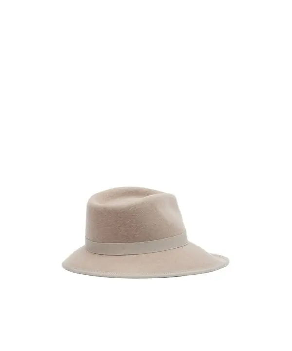 Max Mara Wool Felt Fedora Hat