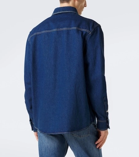Valentino Garavani Vgold Denim Western Shirt