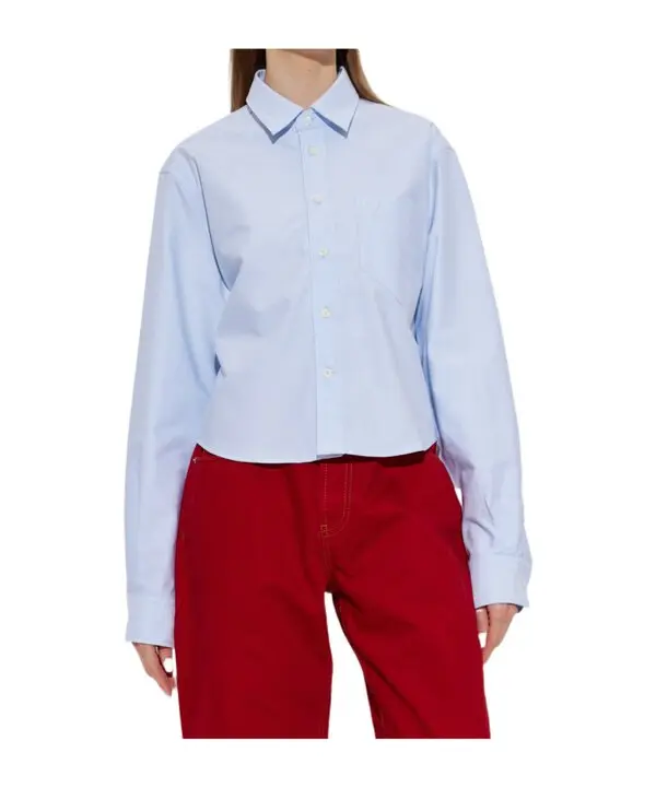 AMI Paris Long Sleeve Buttoned Shirt