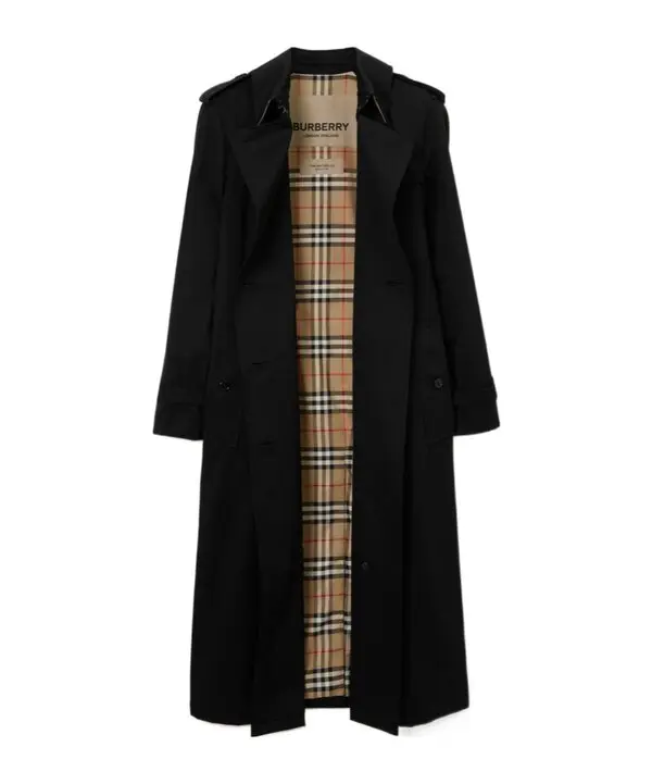 Burberry Double Breasted Belted Trench Coat