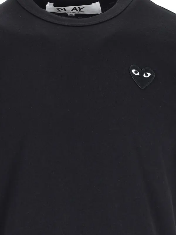 Comme Des Garçons Logo Embroidered T-shirt