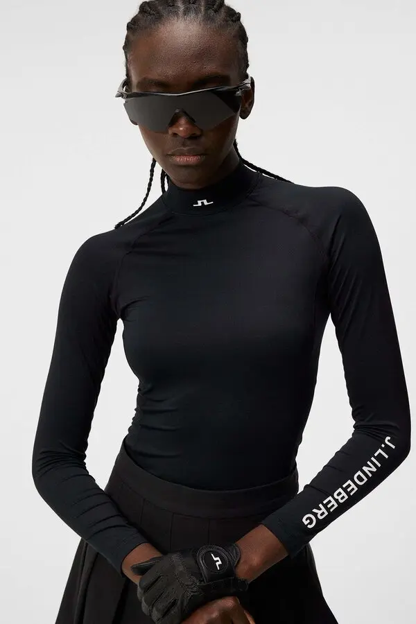 J. Lindeberg High Neck Raglan Sleeve Top