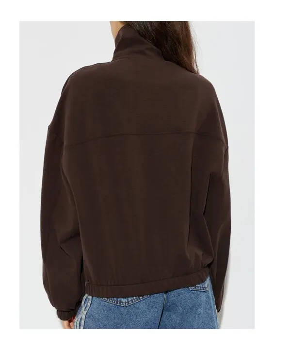 ADIDAS ORIGINALS Stand-collar Zip-up Sweatshirt
