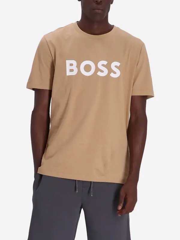 Hugo Boss Logo Printed Crewneck T-shirt