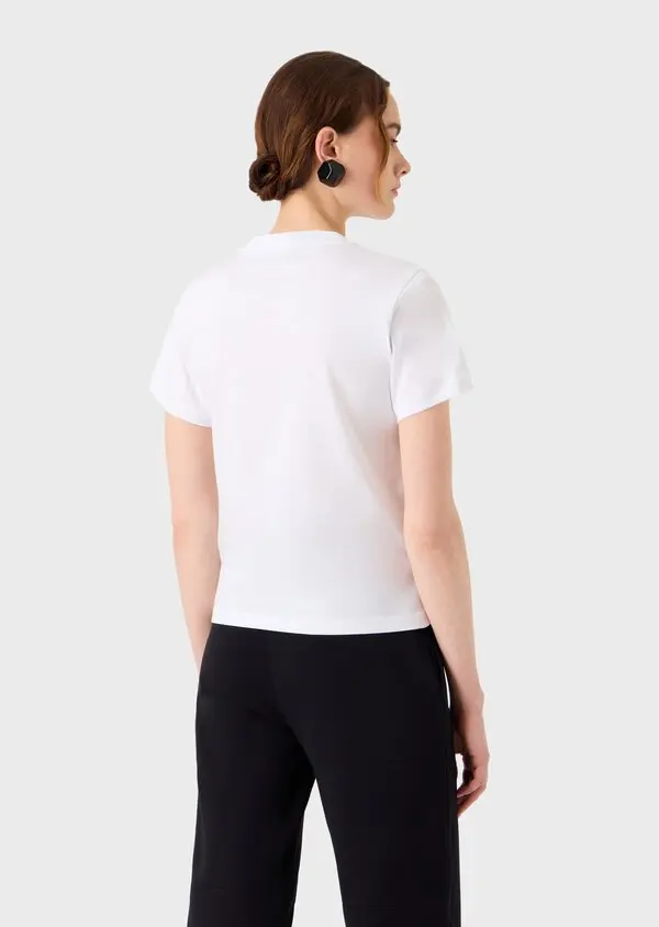Emporio Armani Logo Crewneck T-shirt - White