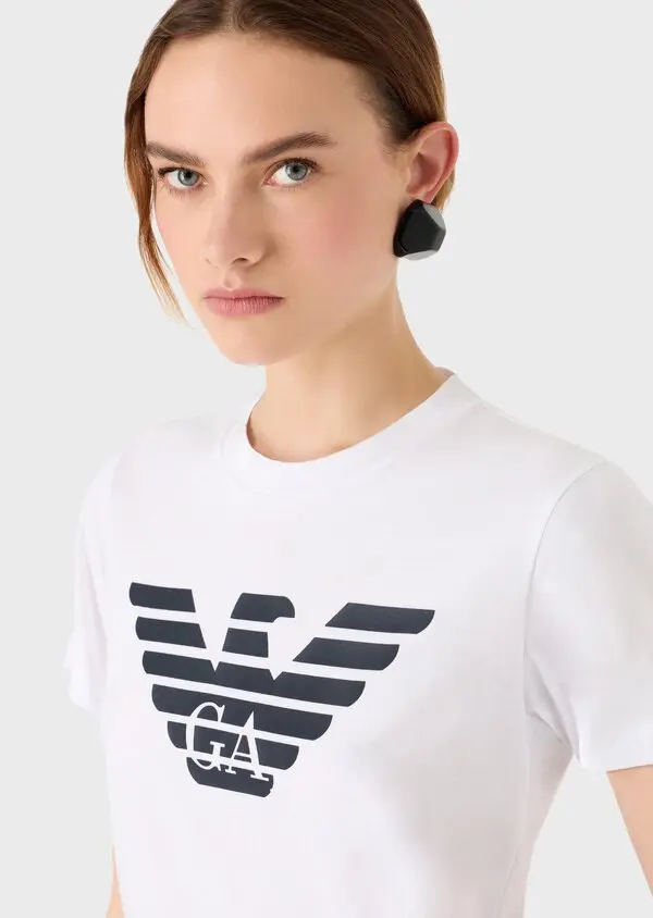 Emporio Armani Logo Crewneck T-shirt - White