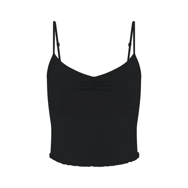 SKIMS Sleep Cami Top Set | Black