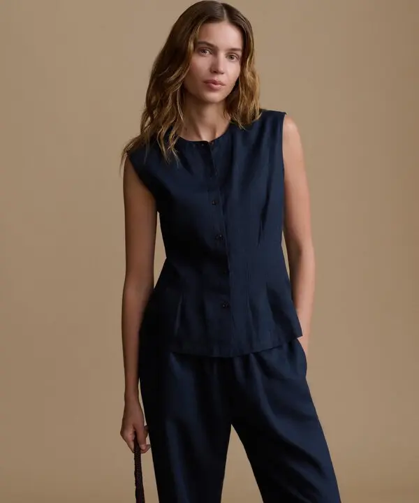 Jenni Kayne Linen Lara Top