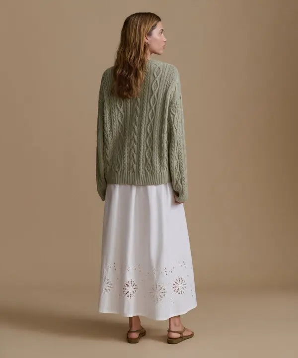 Jenni Kayne Aire Crewneck Sweater - Sage