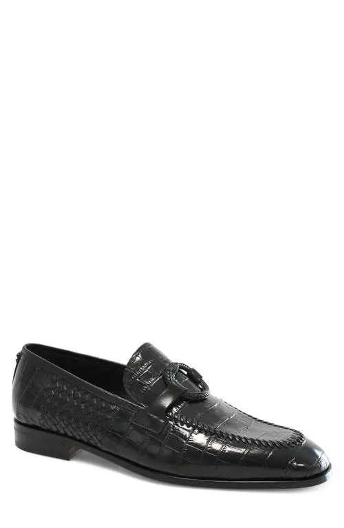 Roberto Cavalli Printed Cocco Slip - Black