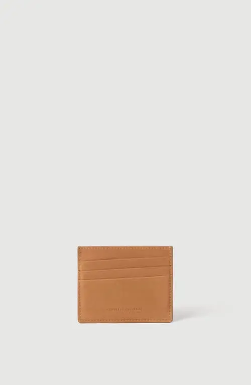 Brunello Cucinelli Nubuck Card Holder