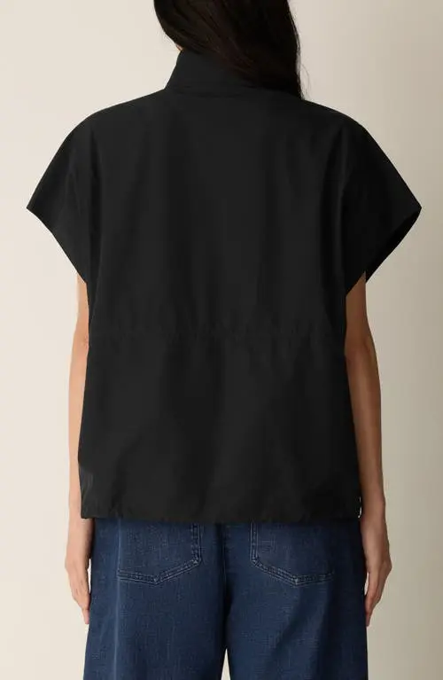 Eileen Fisher High Collar Vest
