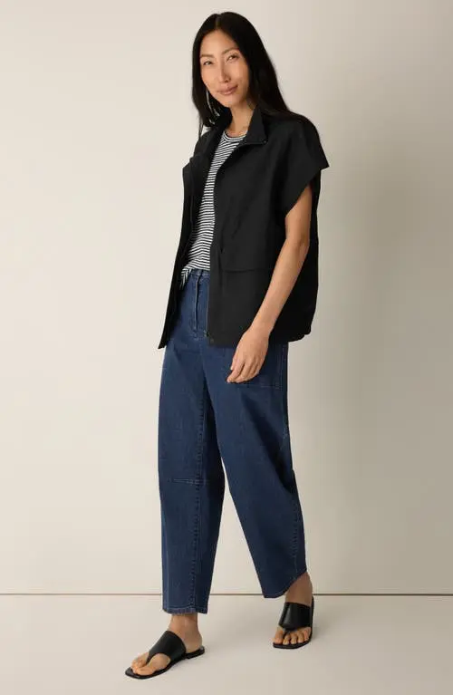 Eileen Fisher High Collar Vest