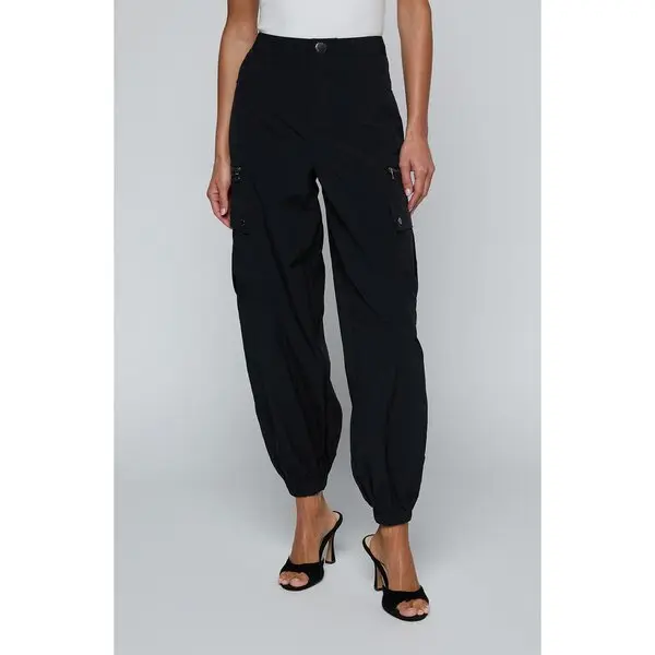 L'Agence Greer Cargo Jogger Pants - Black