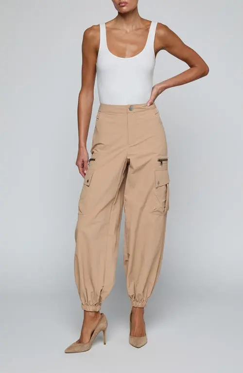 L'Agence Greer Cargo Jogger Pants - Praline