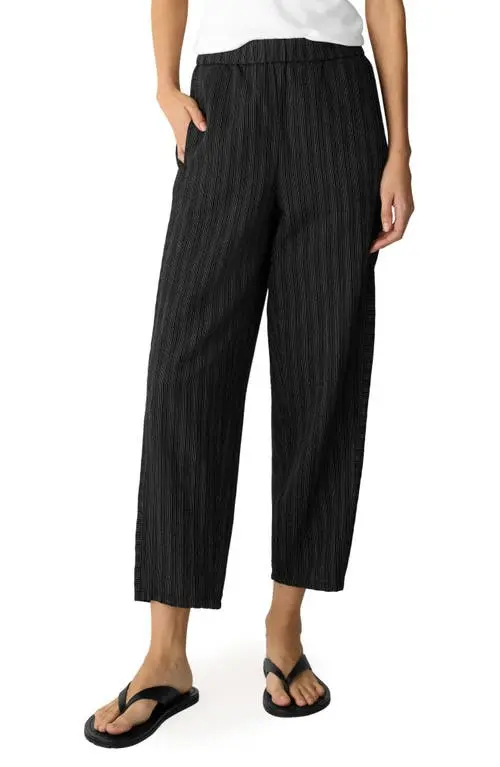 Eileen Fisher Lantern Ankle Pants - Black/white