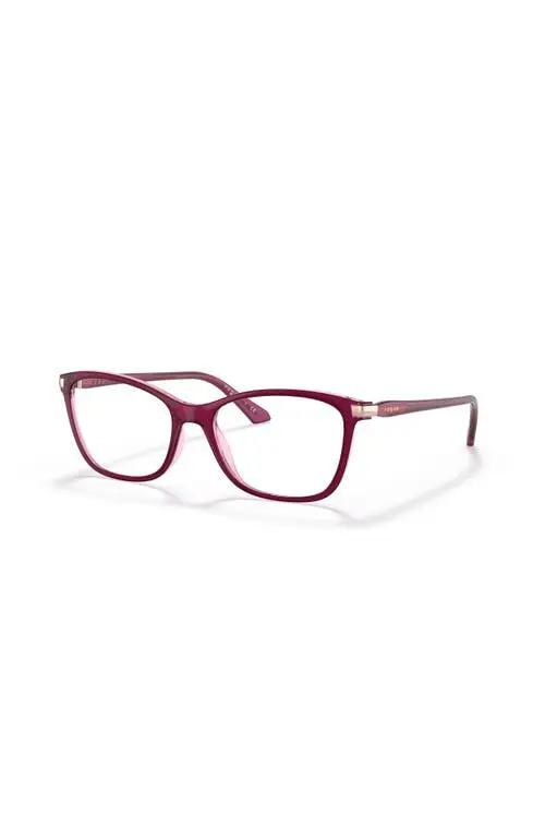 VOGUE EYEWEAR 53mm Rectangle Optical Glasses