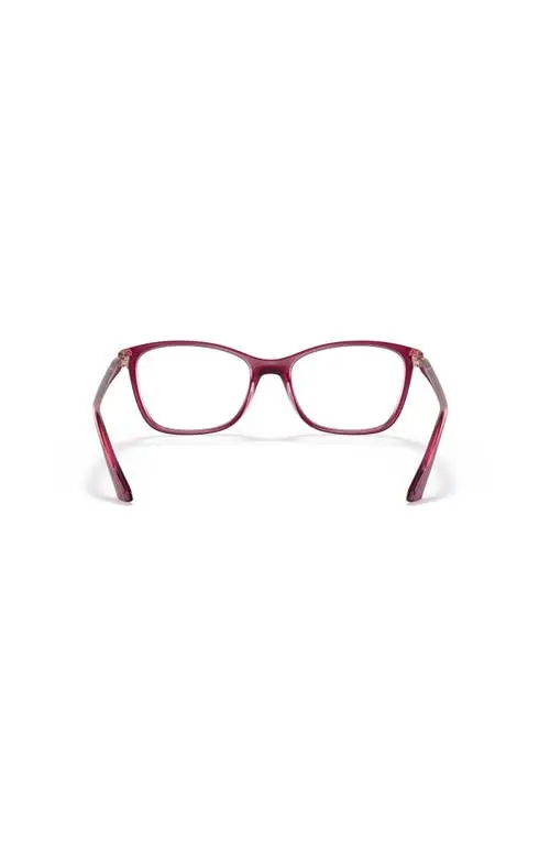 VOGUE EYEWEAR 53mm Rectangle Optical Glasses