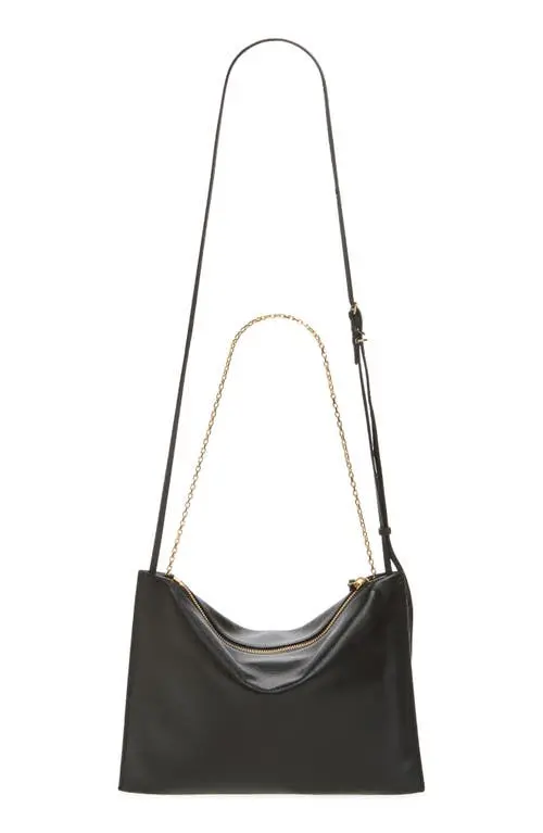 Givenchy Voyou Leather Shoulder Bag - Black