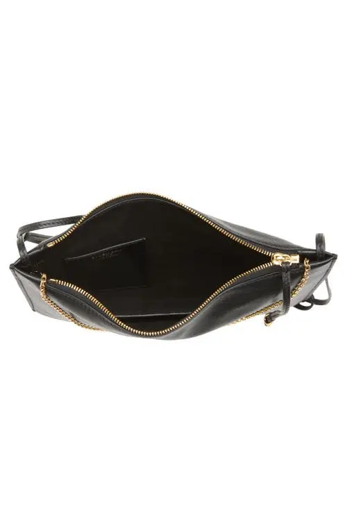 Givenchy Voyou Leather Shoulder Bag - Black