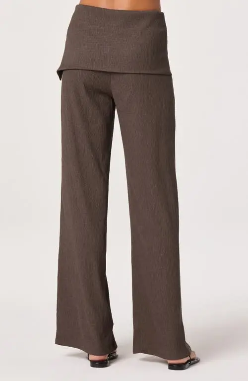 Astr The Label Kyara Tie Waist Straight Leg Pants