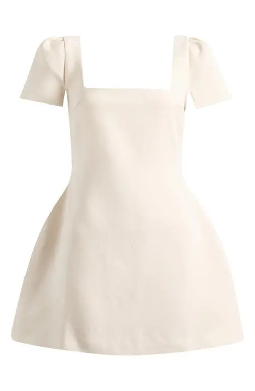 Oddmuse Square Neck Puff Sleeve Fit & Flare Minidress