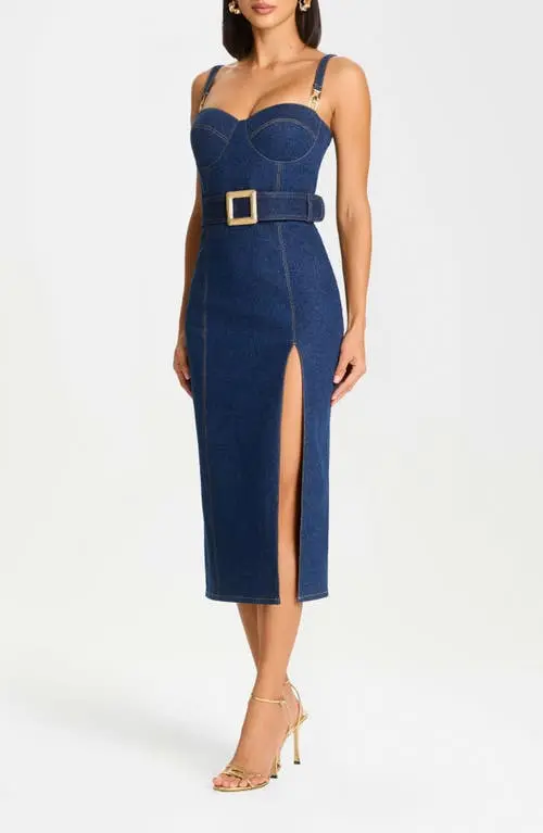 NADINE MERABI Jenna Denim Dress