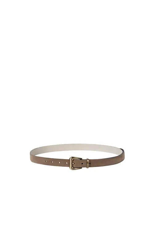 Brunello Cucinelli Suede Belt With Monili